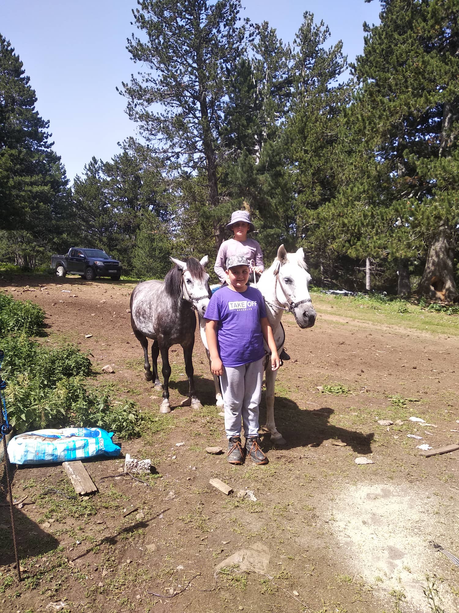 Τελος σχολικης χρονιας ανεβαινουν τα παιδια στην Σαμαρινα. – Σαμαρίνα