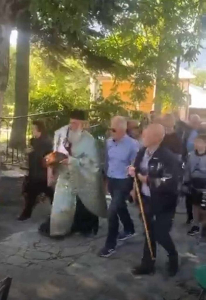 Αγια Παρασκευη 27/07/2023 εισοδος της Εικονας στην πλατεια του χωριου ...